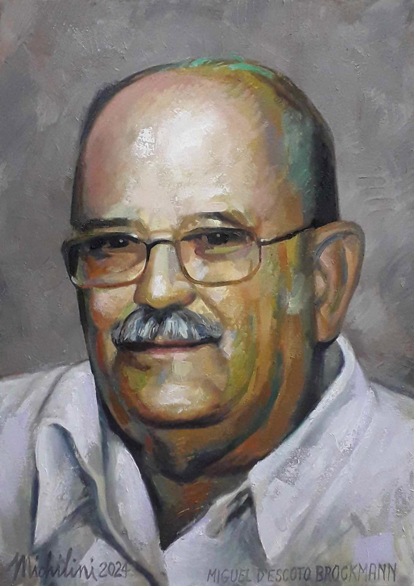 Primer retrato del Padre MIGUEL D’ESCOTO BROCKMANN | La bottega del pittore